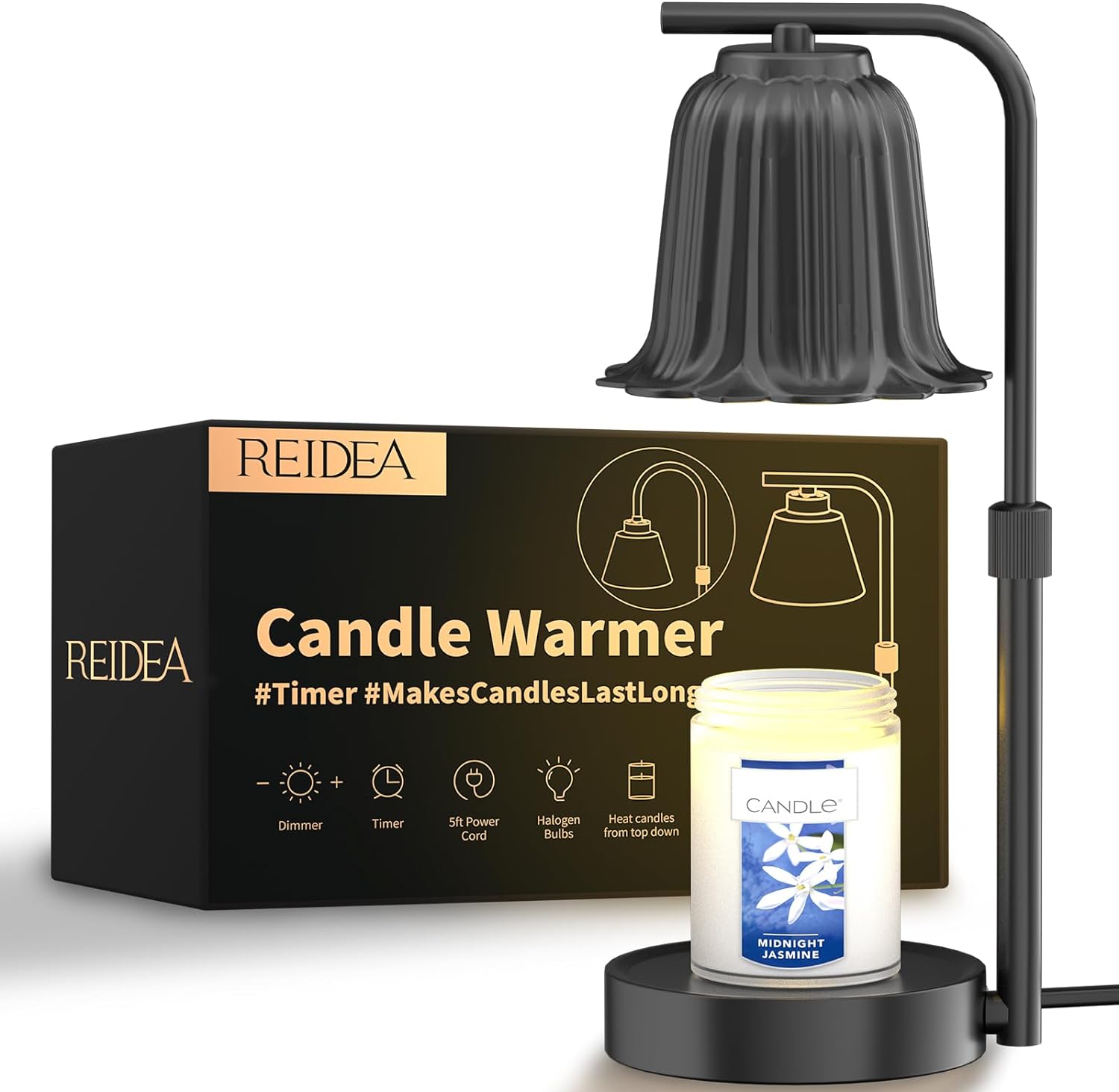 REIDEA TF2 Candle Warmer Lamp, Obsidian Black – REIDEA Official Store